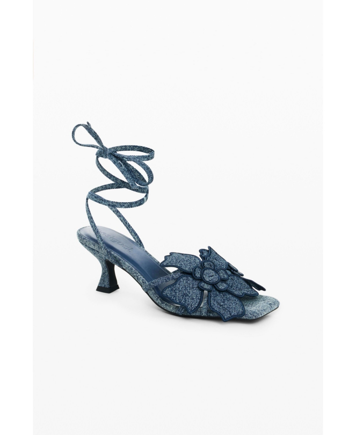 Click here for Desigual Womens Floral Applique Sandal - Dark blue prices