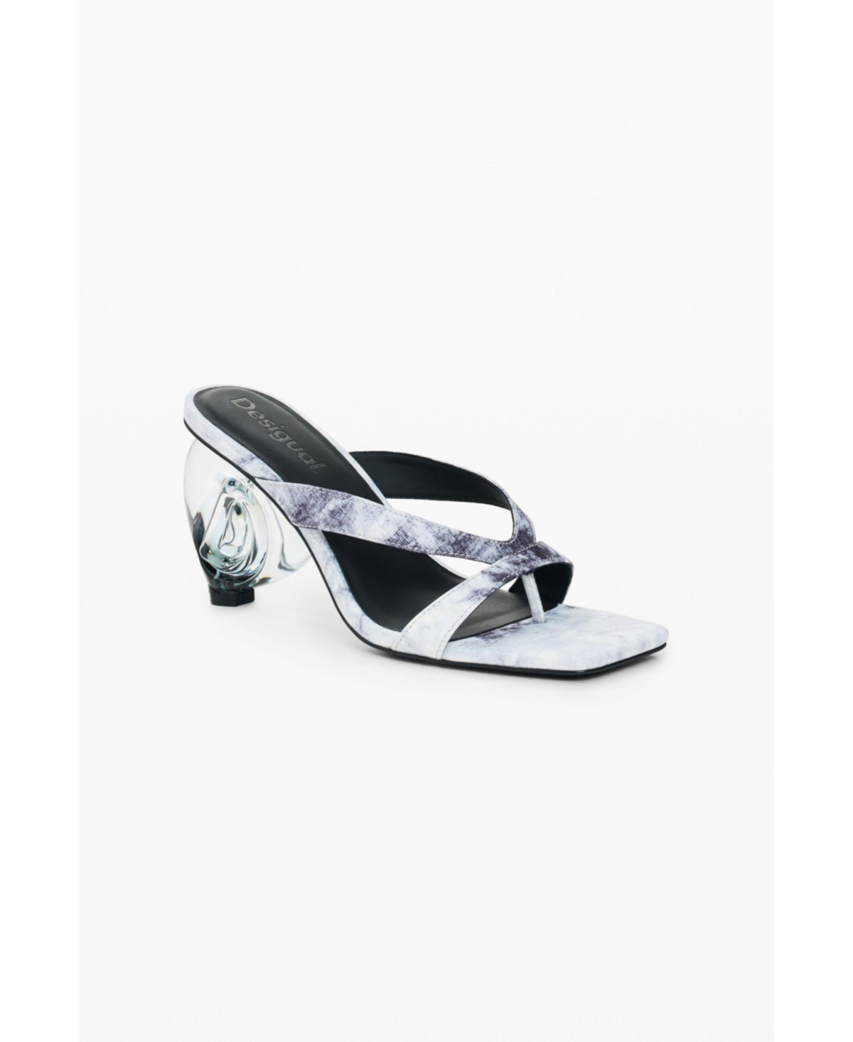 Click here for Desigual Womens Sandalia tacon corazon - Black prices
