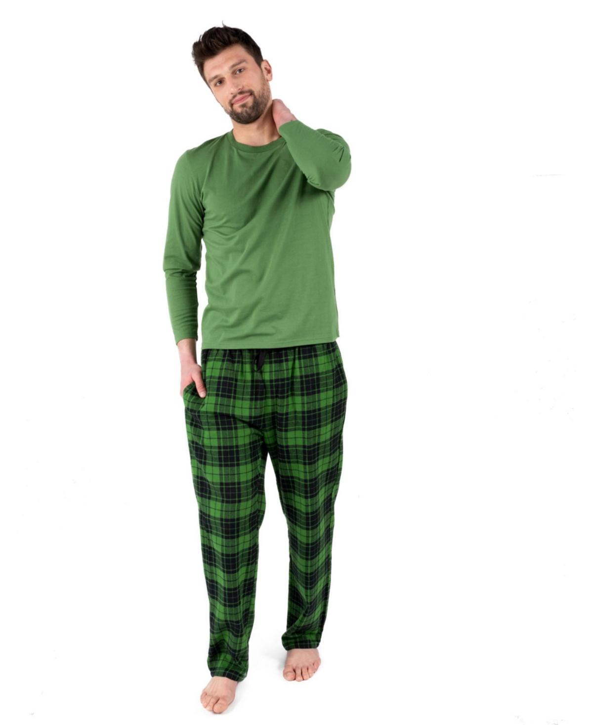 Click here for Leveret Mens Two piece Cotton Top and Flannel Pant... prices