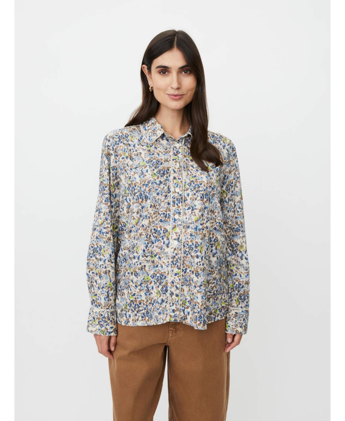 Click here for Masai Copenhagen Womens MaIthyria Floral Print Shi... prices
