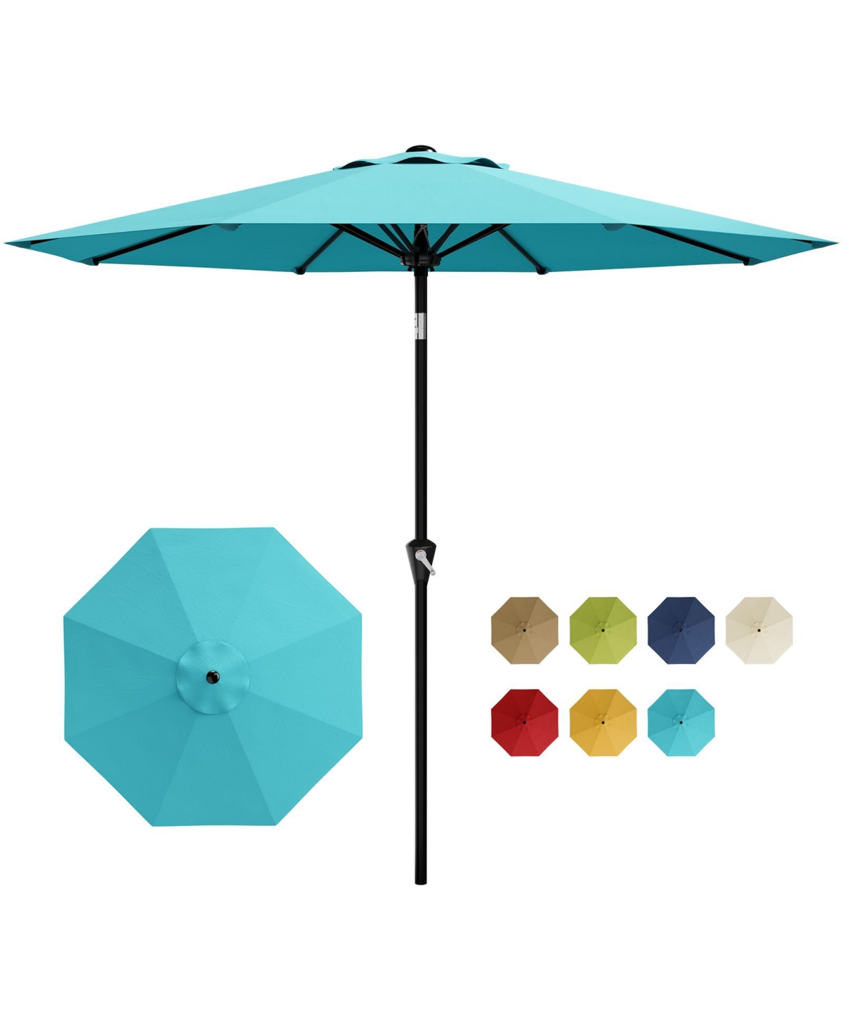 Click here for homfan 9Feet Outdoor Patio Umbrella With Protectio... prices