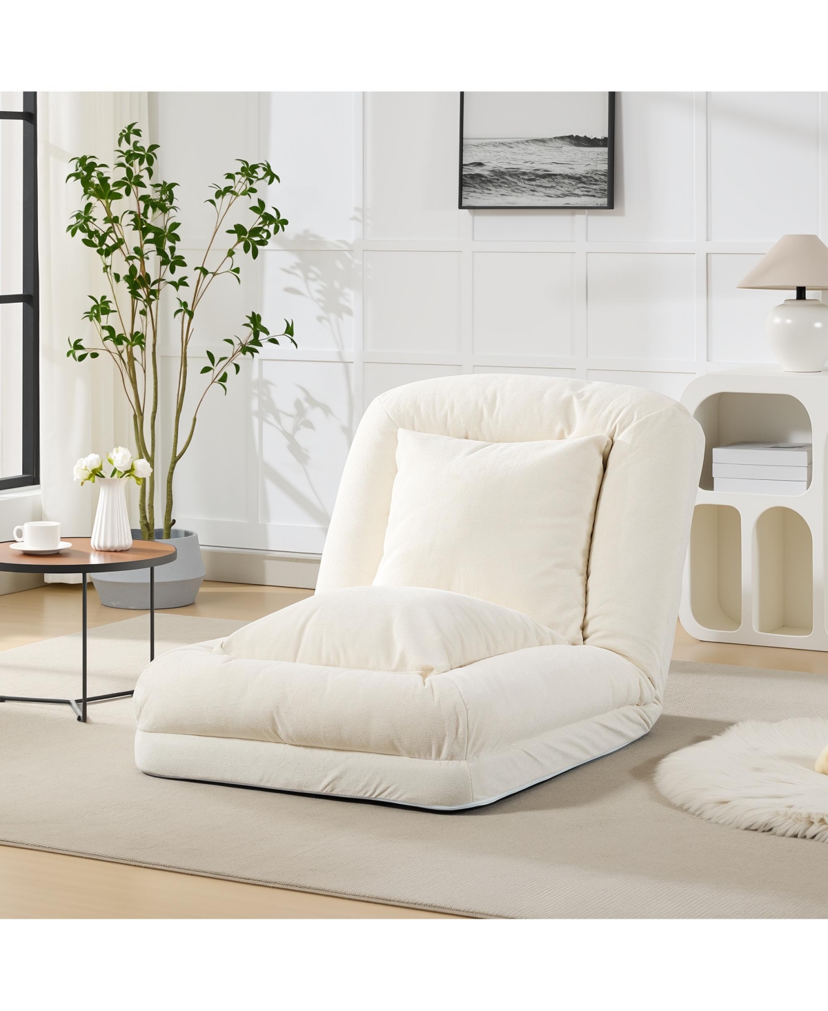 Click here for homfan Oversized Chenille Lounge Sofa Bed with 5 A... prices