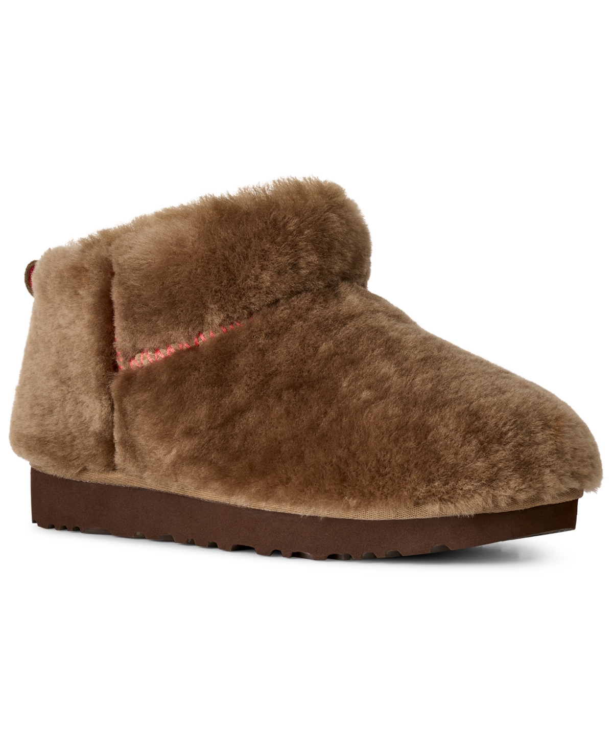Click here for Ugg Womens Classic Ultra Mini Fluffed Round Toe Bo... prices