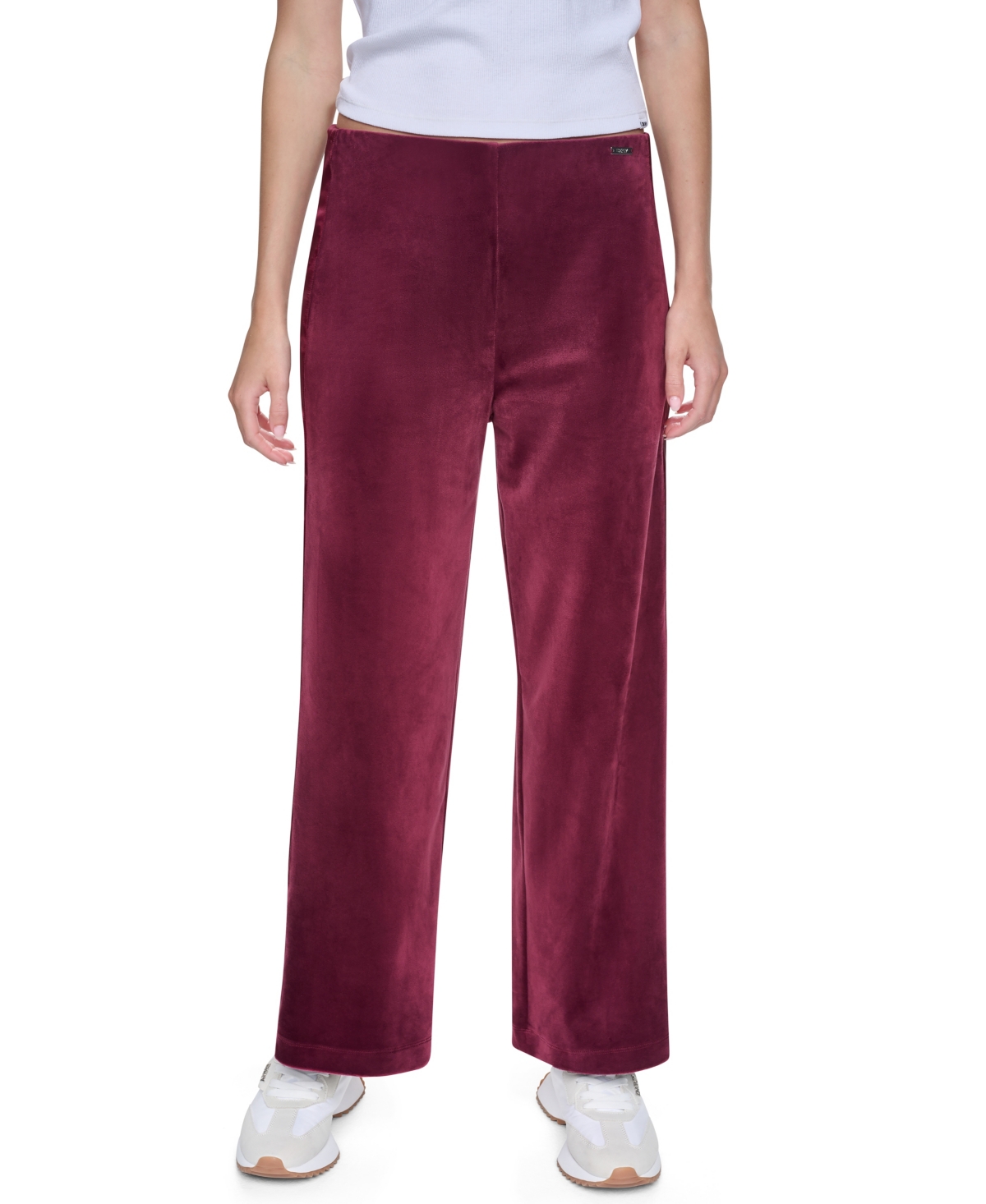 Click here for Dkny Jeans Petite Velour Wide-Leg Pull-On Pants -... prices