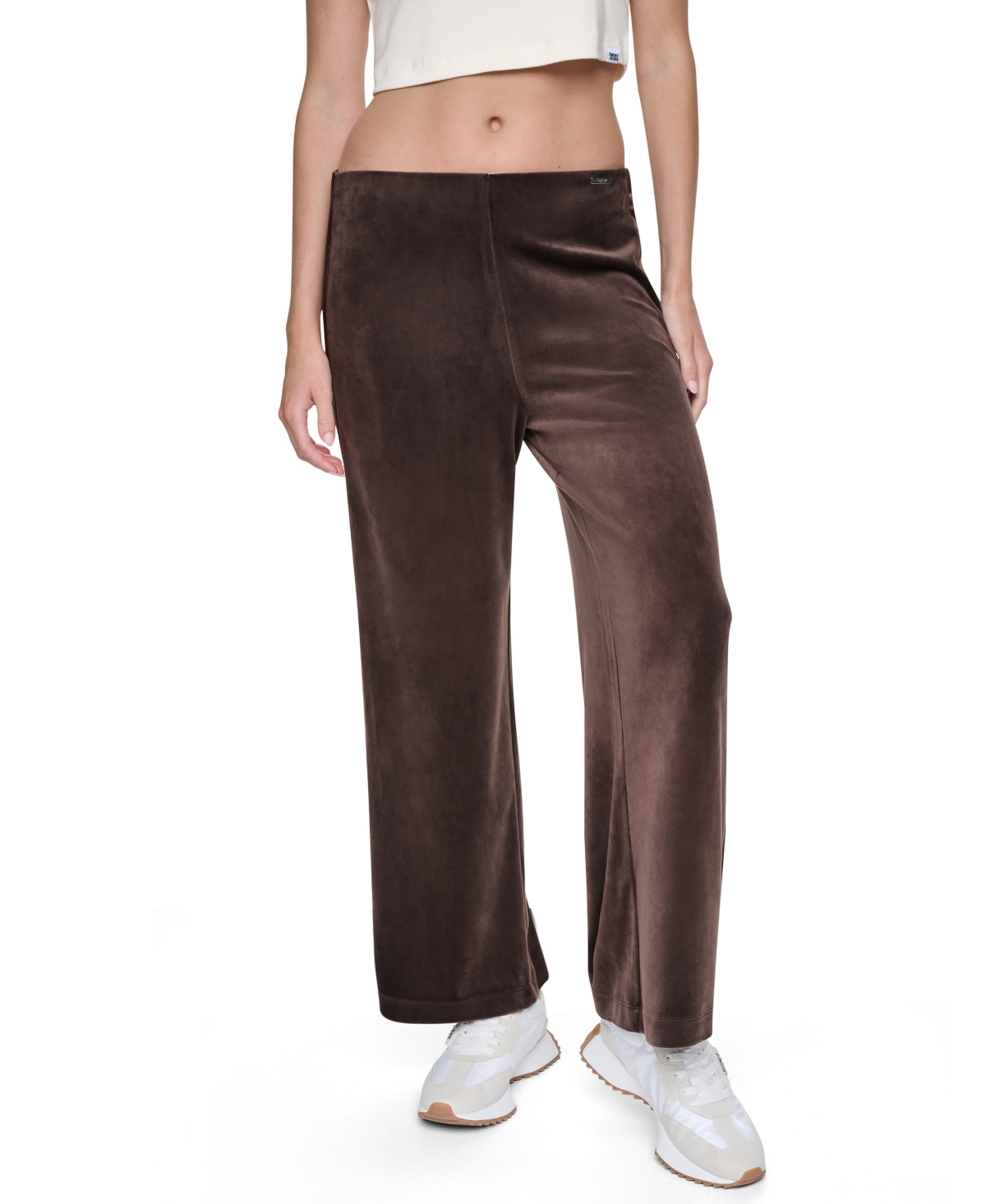 Click here for Dkny Jeans Petite Velour Wide-Leg Pull-On Pants -... prices
