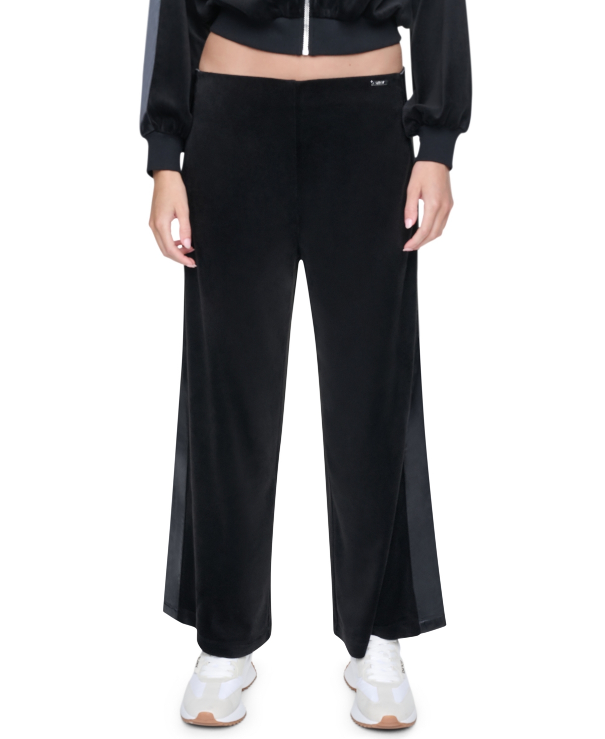 Click here for Dkny Jeans Petite Velour Wide-Leg Pull-On Pants -... prices