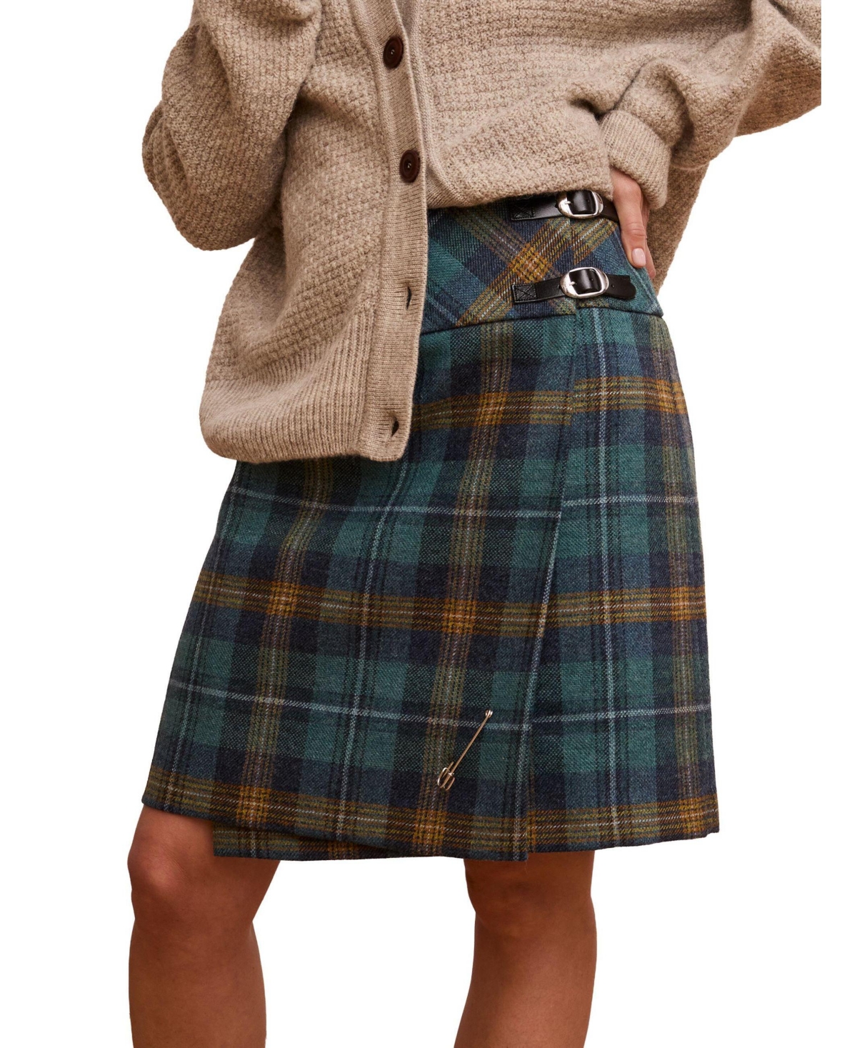 Click here for Celtic & Co. Womens The British Celt Kilt Plaid A-... prices