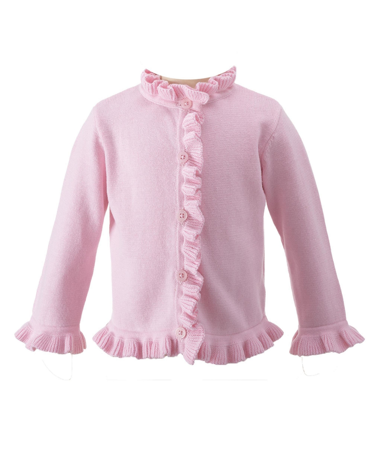 Click here for Rachel Riley Baby Girls 6M-24M Frill Cardigan - Pi... prices