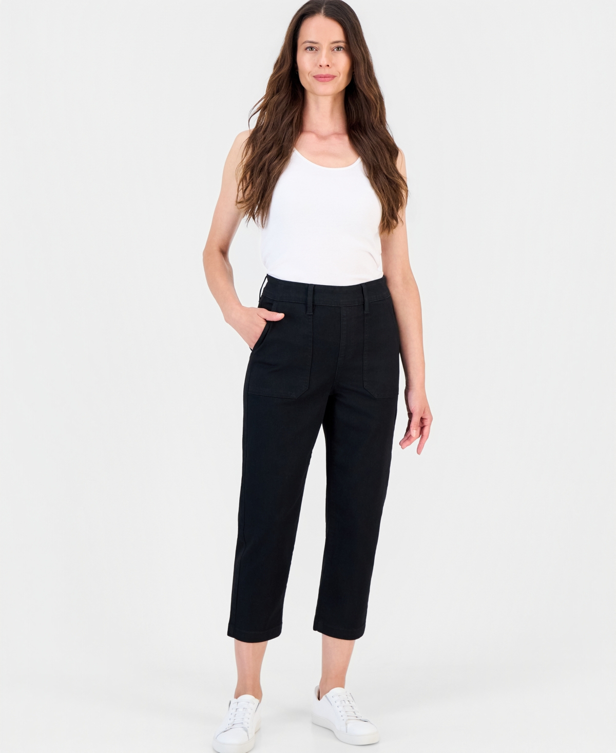 Click here for Style & Co Womens High-Rise Pull-On Utility Ankle... prices