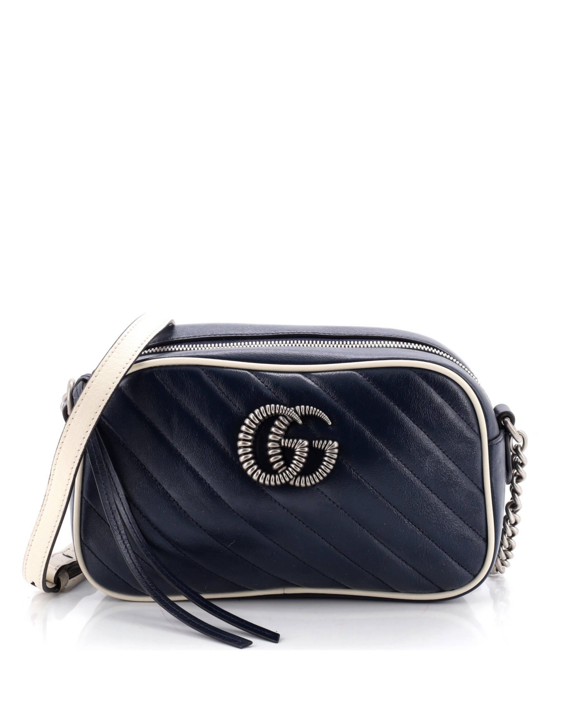 Click here for Pre-Owned Gucci Small Gg Marmont Shoulder Bag Diag... prices