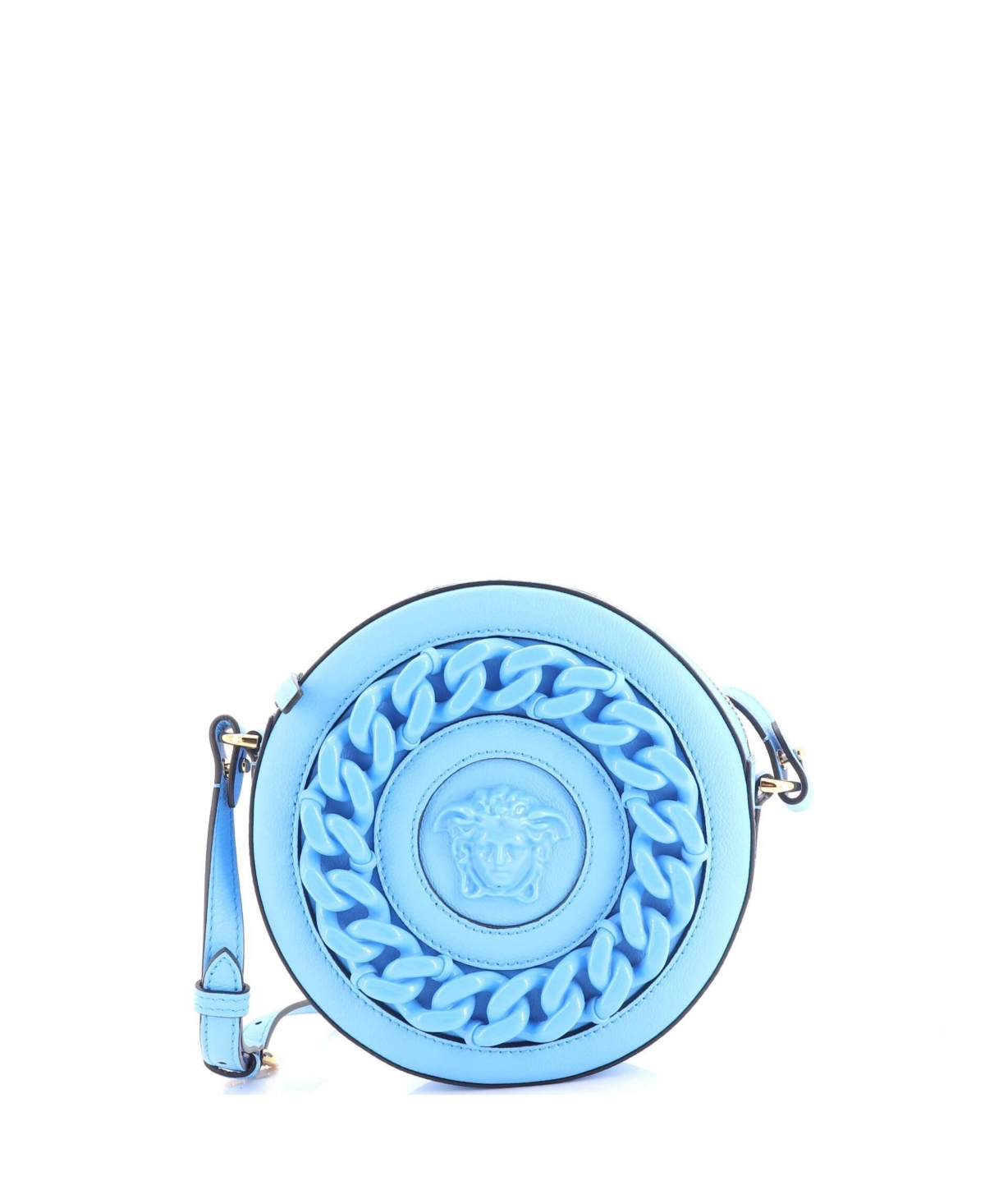 Click here for Pre-Owned Versace Small La Medusa Round Camera Bag... prices