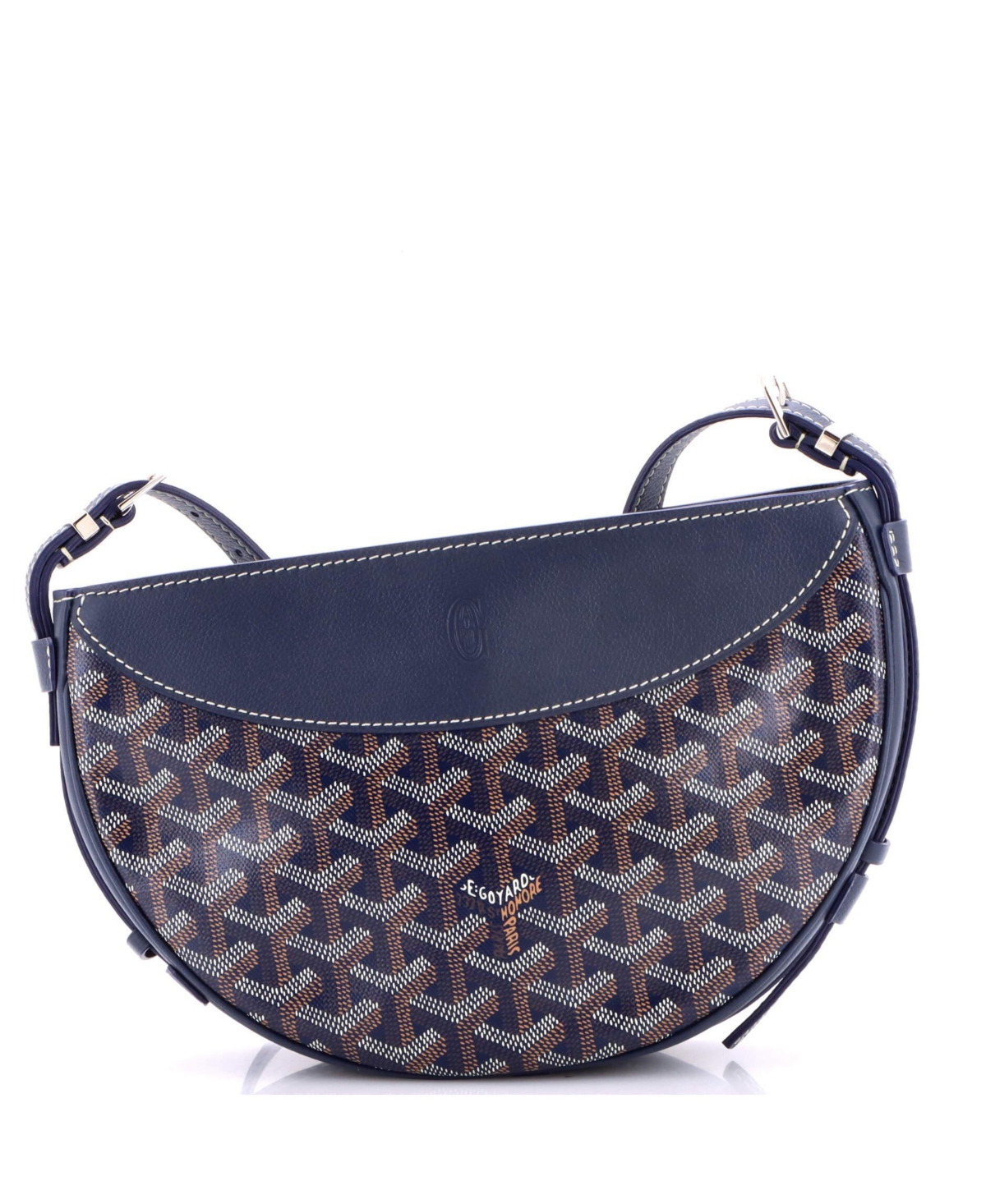 Click here for Pre-Owned Goyard Hirondelle Shoulder Bag Coated Ca... prices