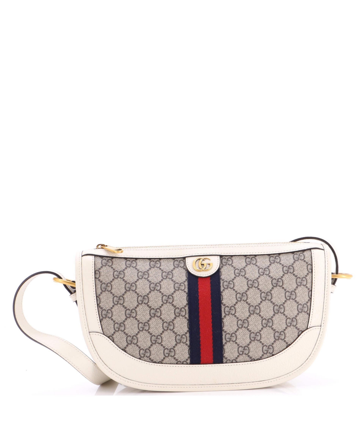 Click here for Pre-Owned Gucci Large Ophidia Curved Zip Shoulder... prices