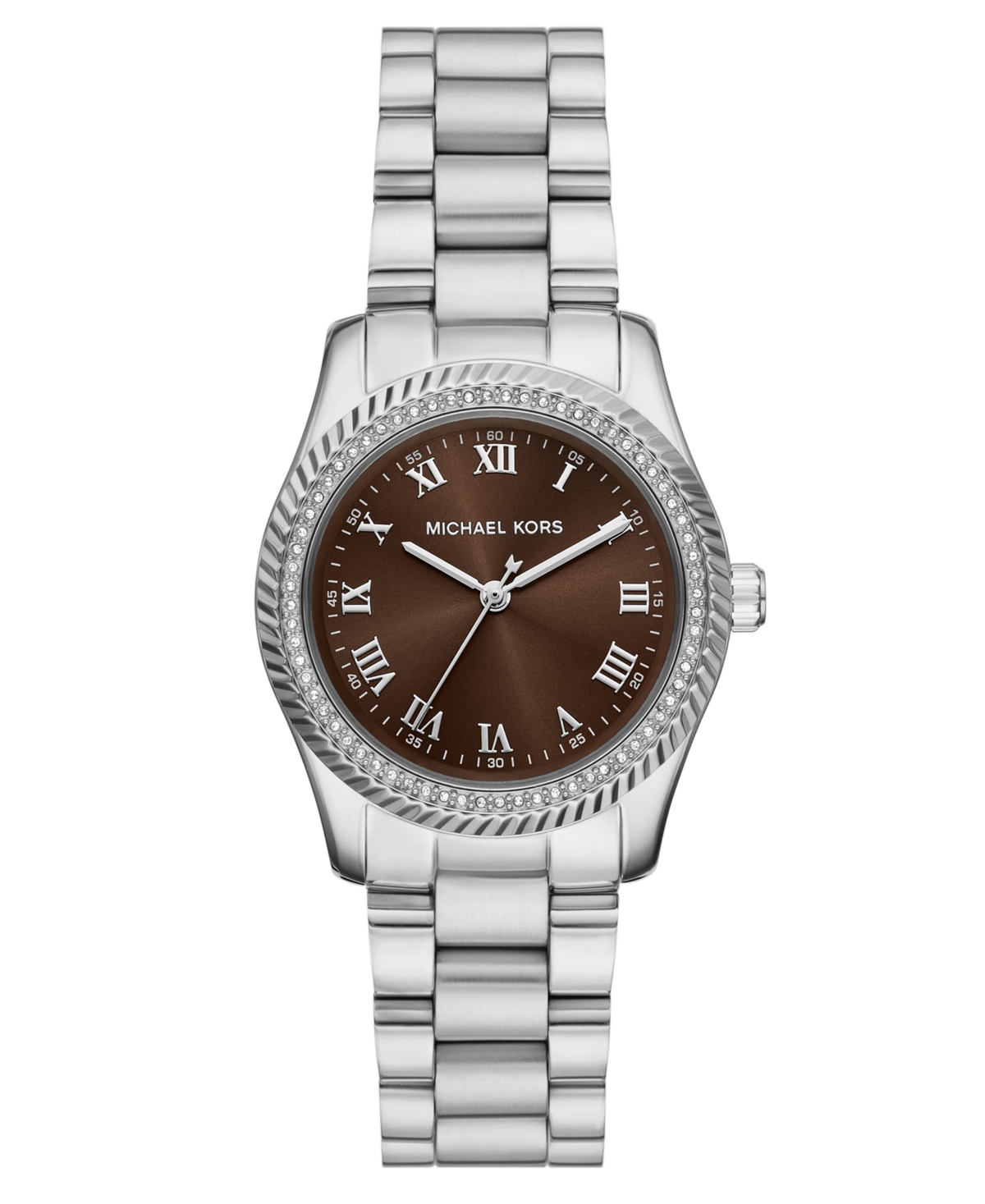 Click here for Michael Michael Kors Womens Lexington Three-Hand S... prices