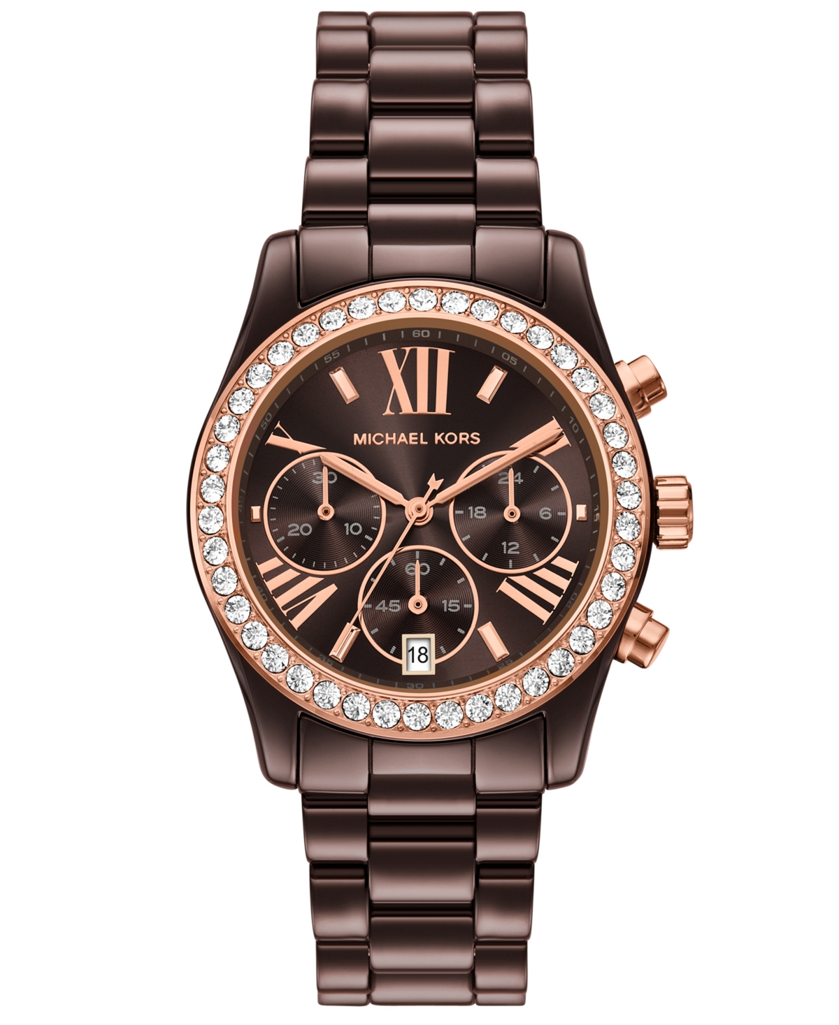 Click here for Michael Michael Kors Womens Lexington Chronograph... prices