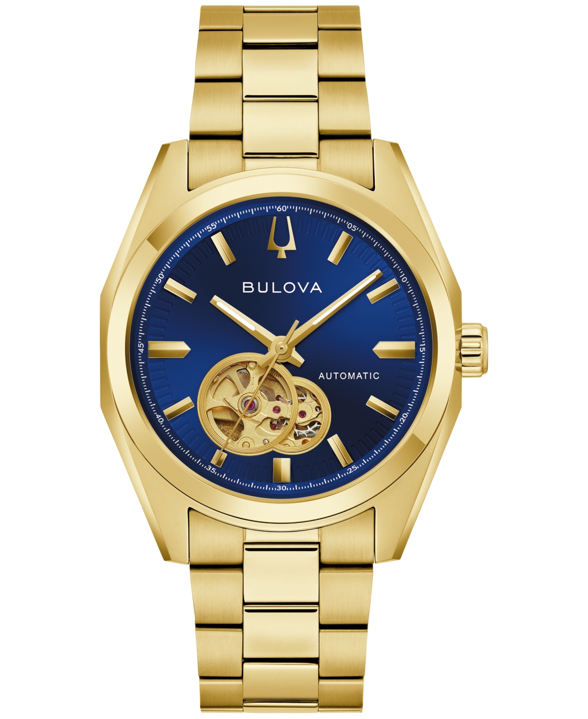 Click here for Bulova Mens Automatic Surveyor Gold-Tone Stainless... prices