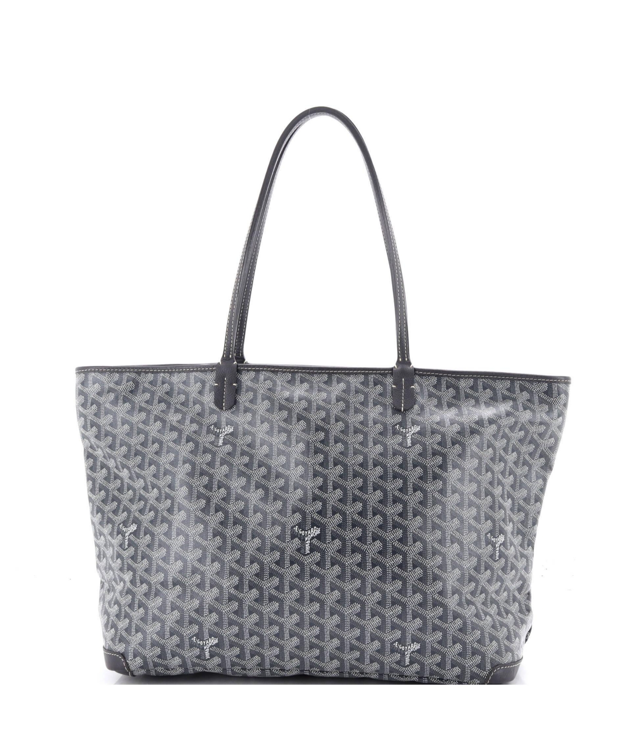 Click here for Pre-Owned Goyard Mm Artois Tote Coated Canvas - Gr... prices