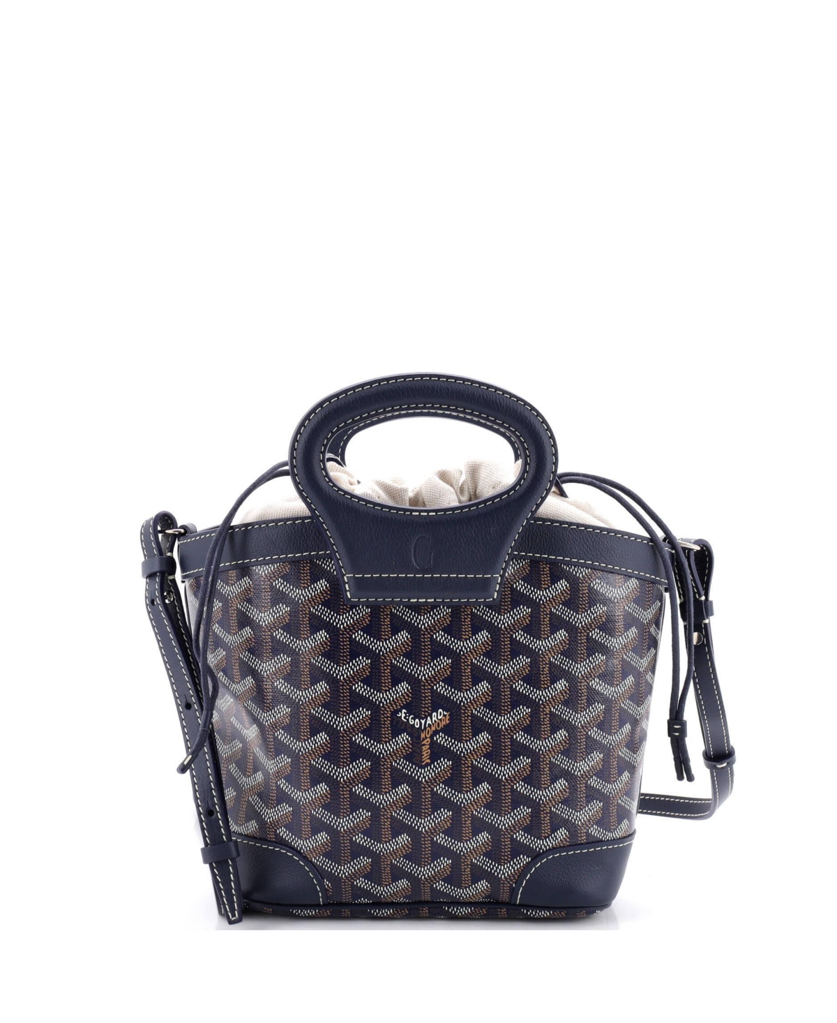 Click here for Pre-Owned Goyard Mini Beluga Bag Coated Canvas - B... prices