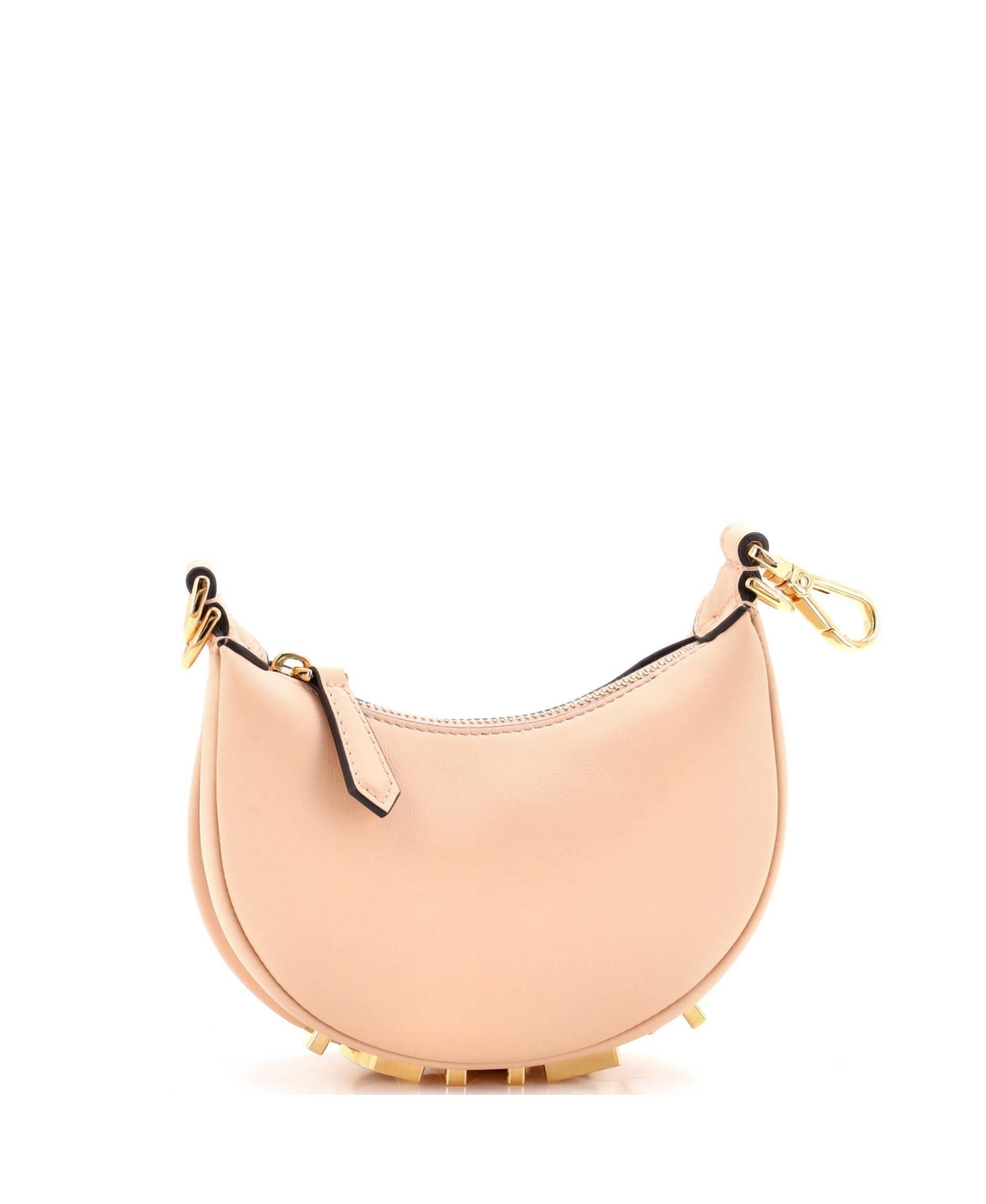 Click here for Pre-Owned Fendi Nano Fendigraphy Bag Leather - Nat... prices