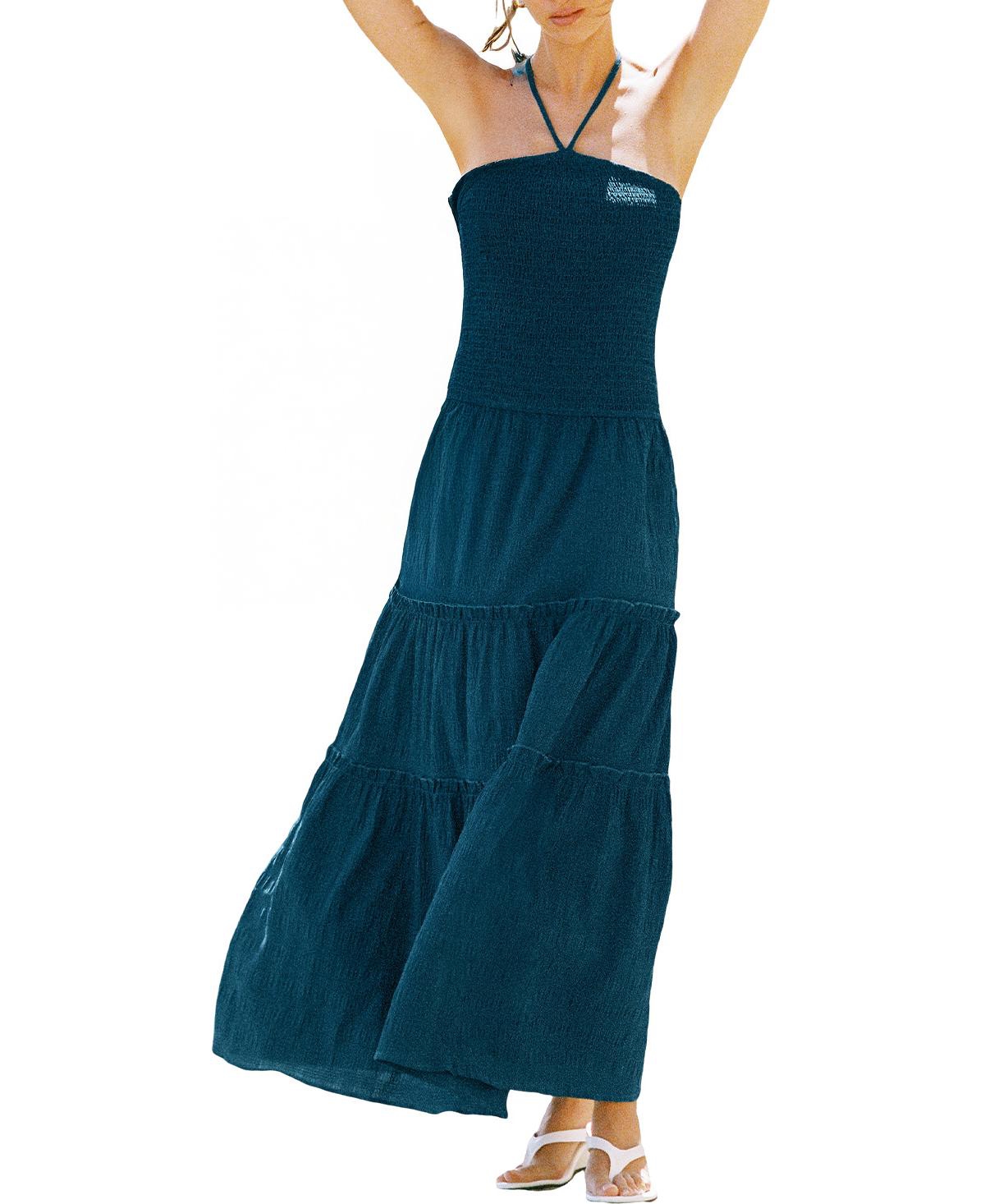Click here for Cupshe Womens Tahiti Beach Teal Maxi Beach Dress -... prices