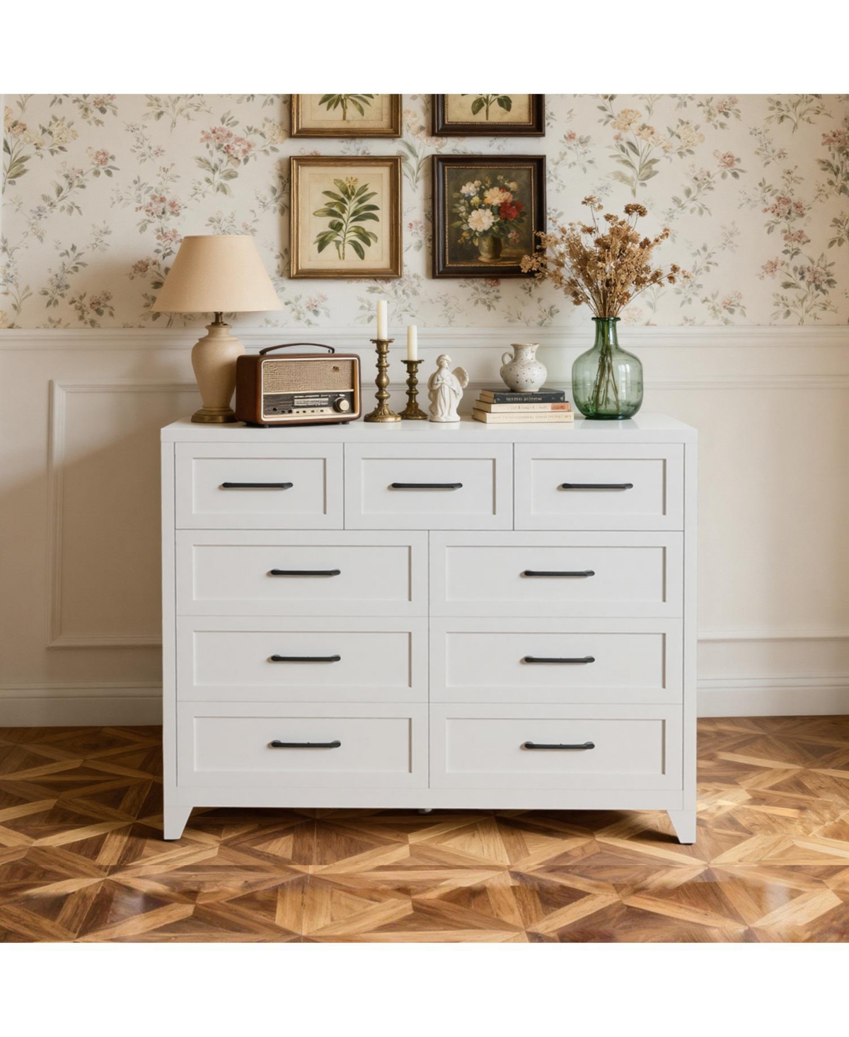 Click here for Rainsken 9-Drawer Dresser  Metal Profile Chest of... prices
