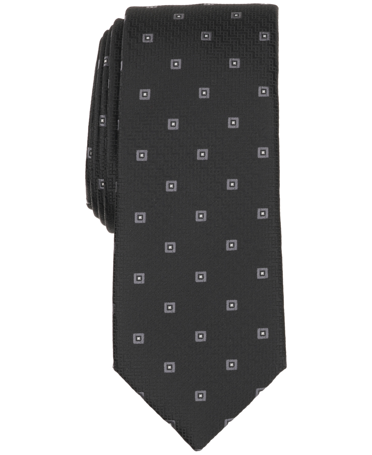 Click here for Alfani Mens Brixton Neat Slim Tie - Black prices