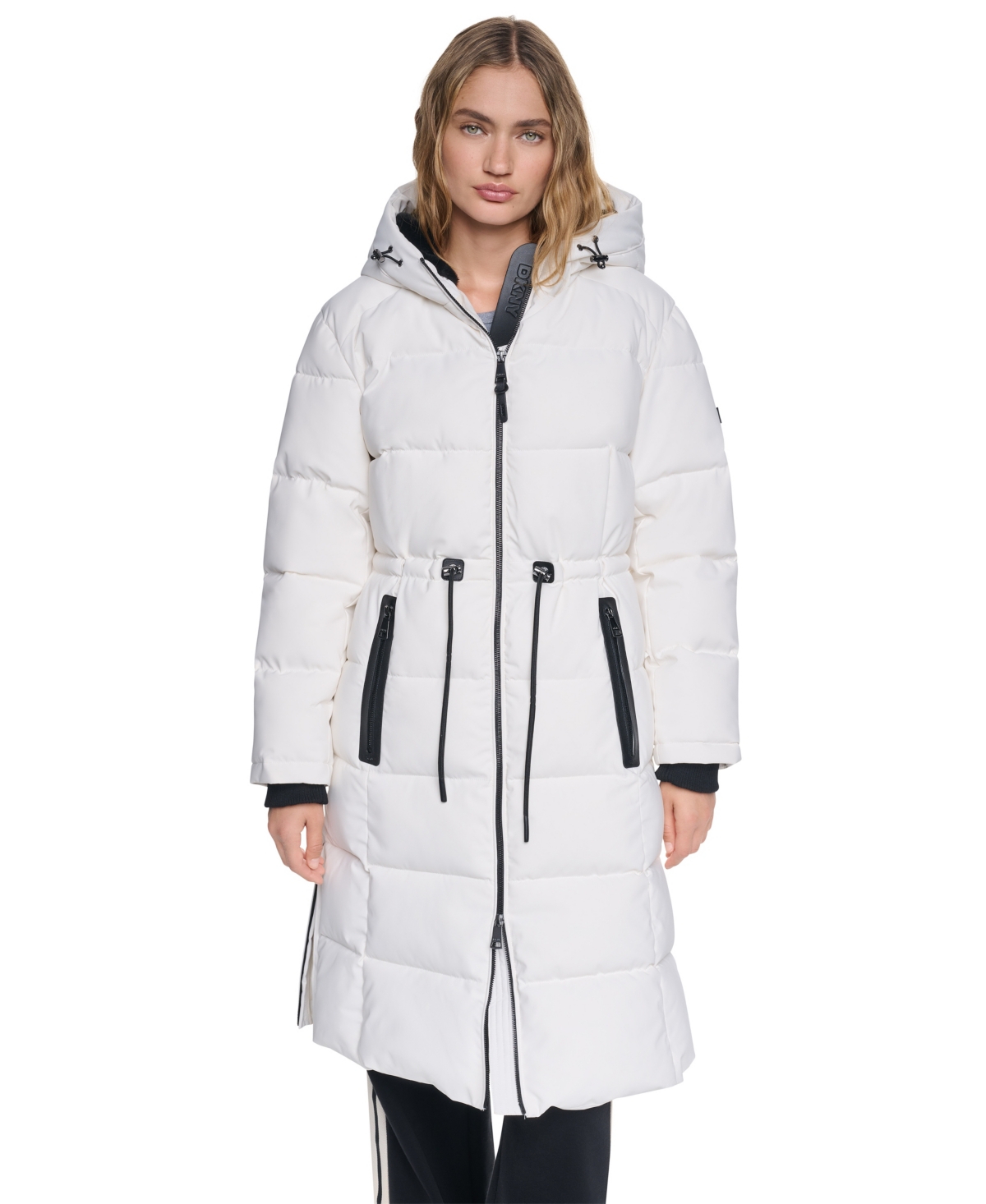 Click here for Dkny Womens Walker Length Anorak Lined Hood Coat -... prices
