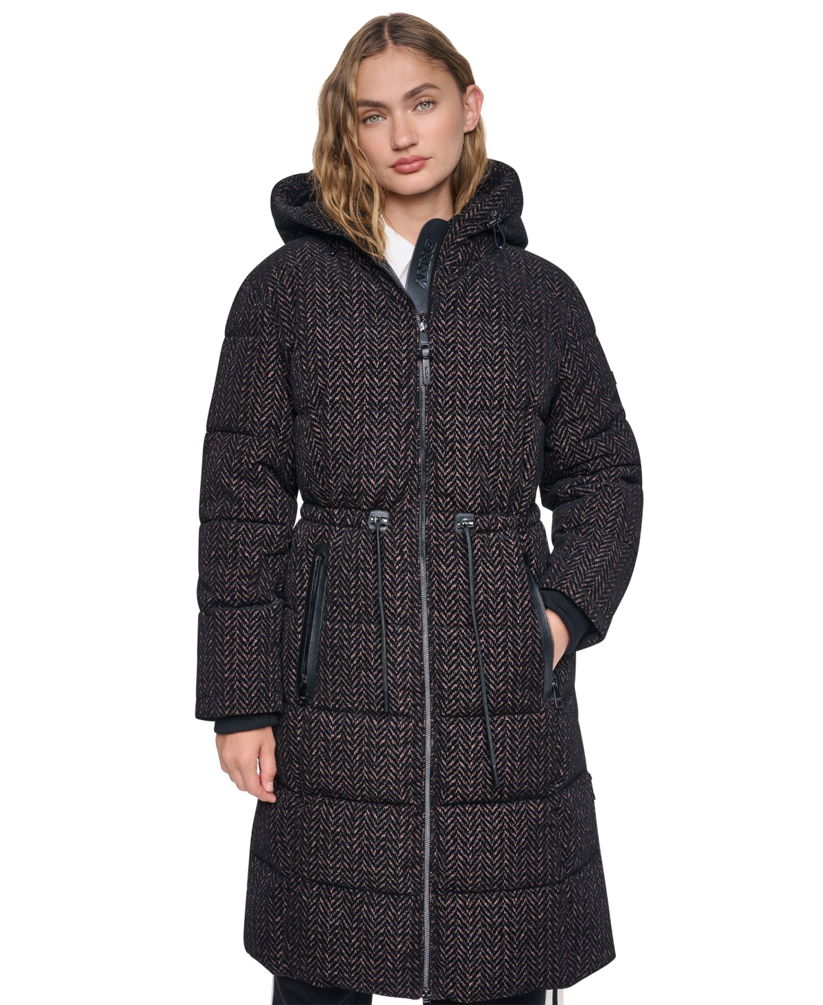 Click here for Dkny Womens Walker Length Anorak Lined Hood Coat -... prices