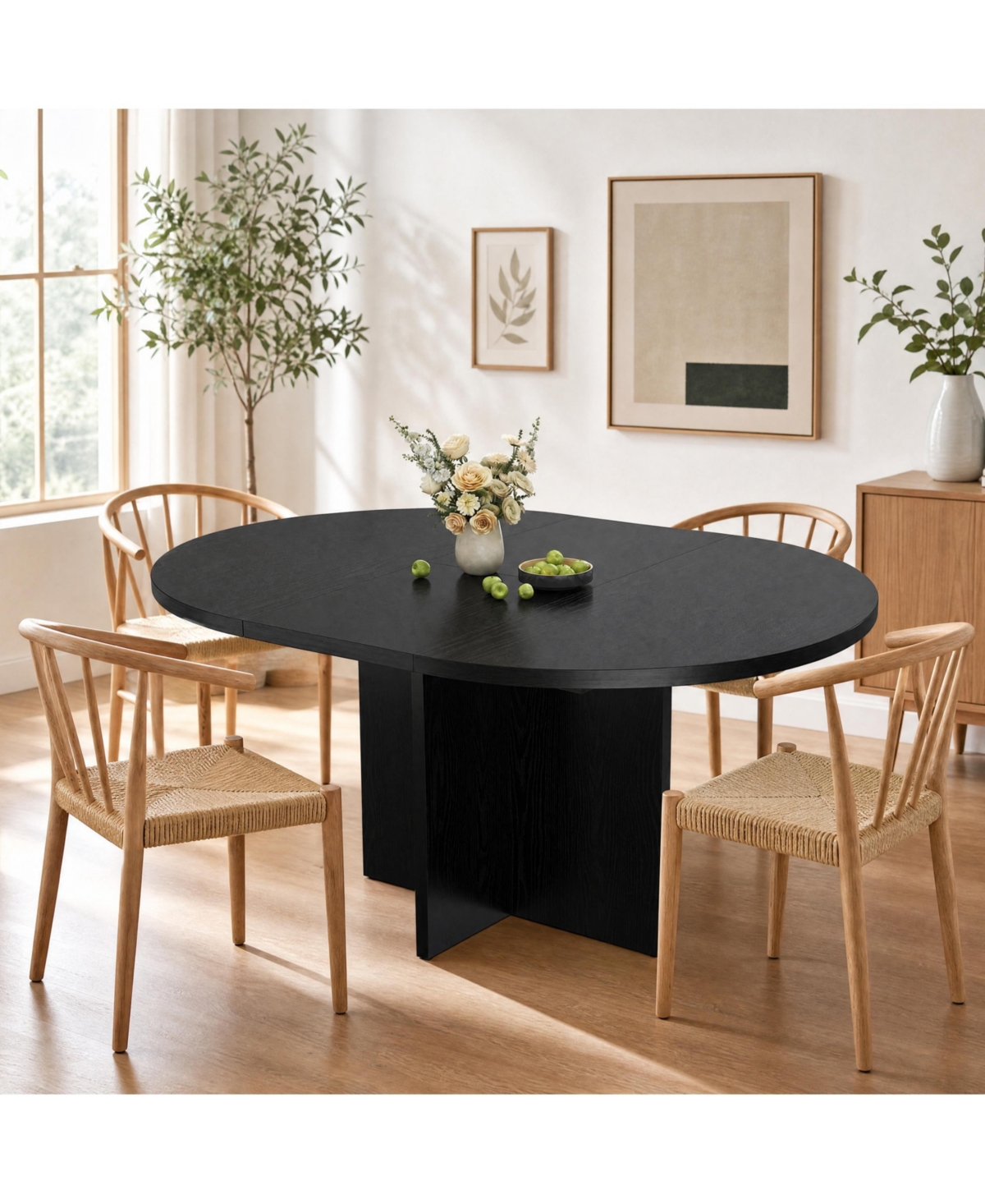 Click here for gaomon 43.3-59 Extendable Round Dining Table for 4... prices