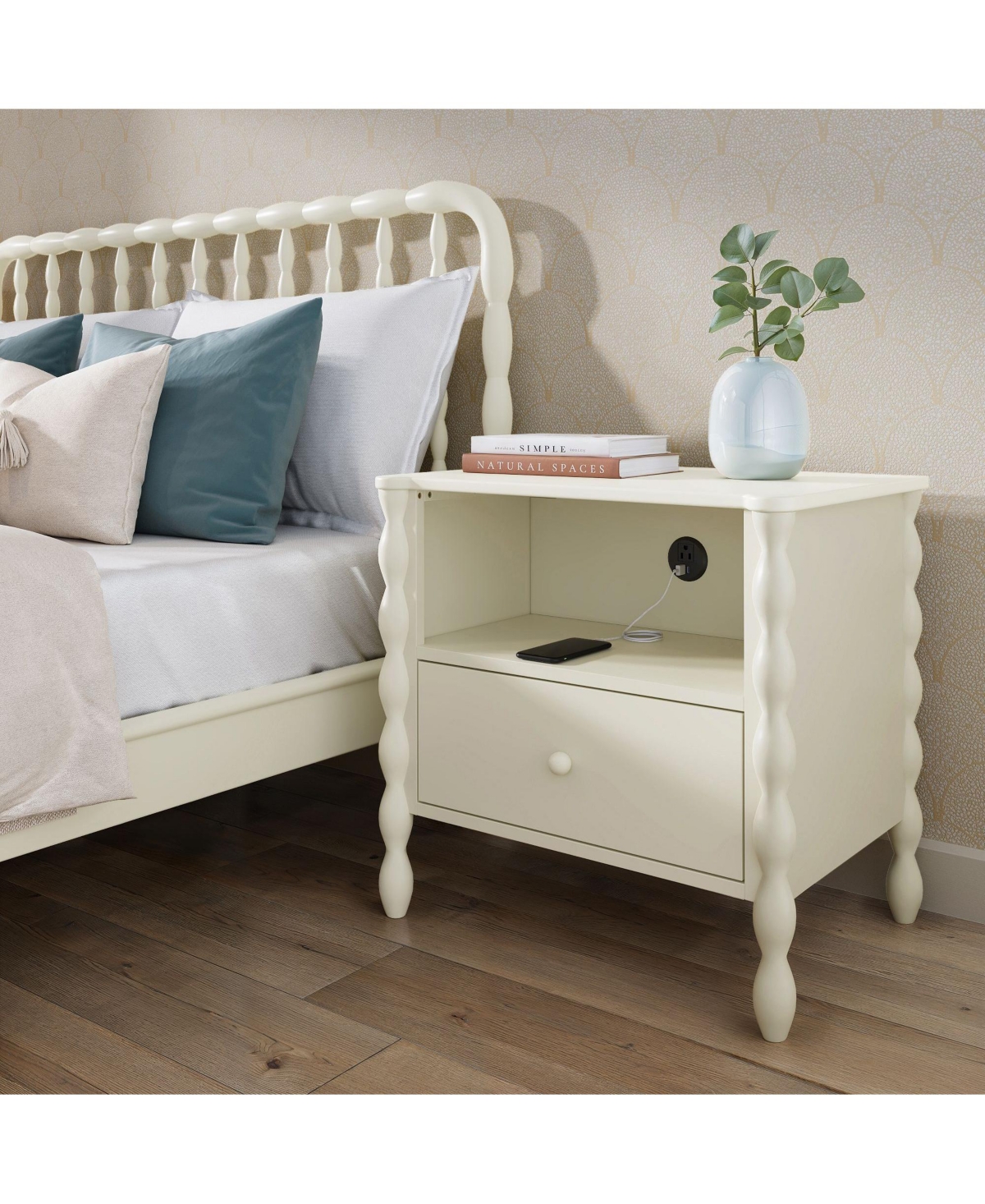 Click here for Plank+Beam Jenny Lind Cubby Nightstand with 1 Draw... prices