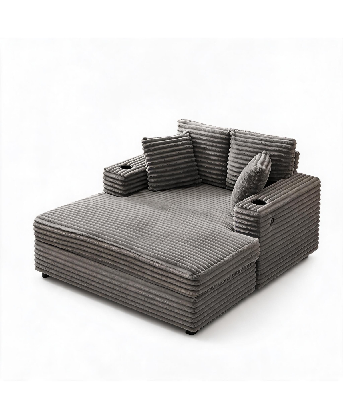 Click here for homfan 60 Inch Indoor Chaise Lounge  Comfortable C... prices