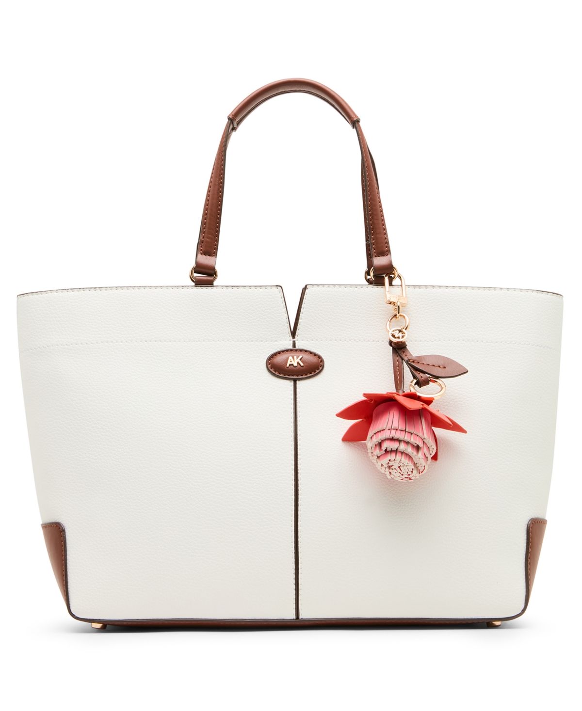 Click here for Anne Klein East West Medium Tote Handbag - White prices