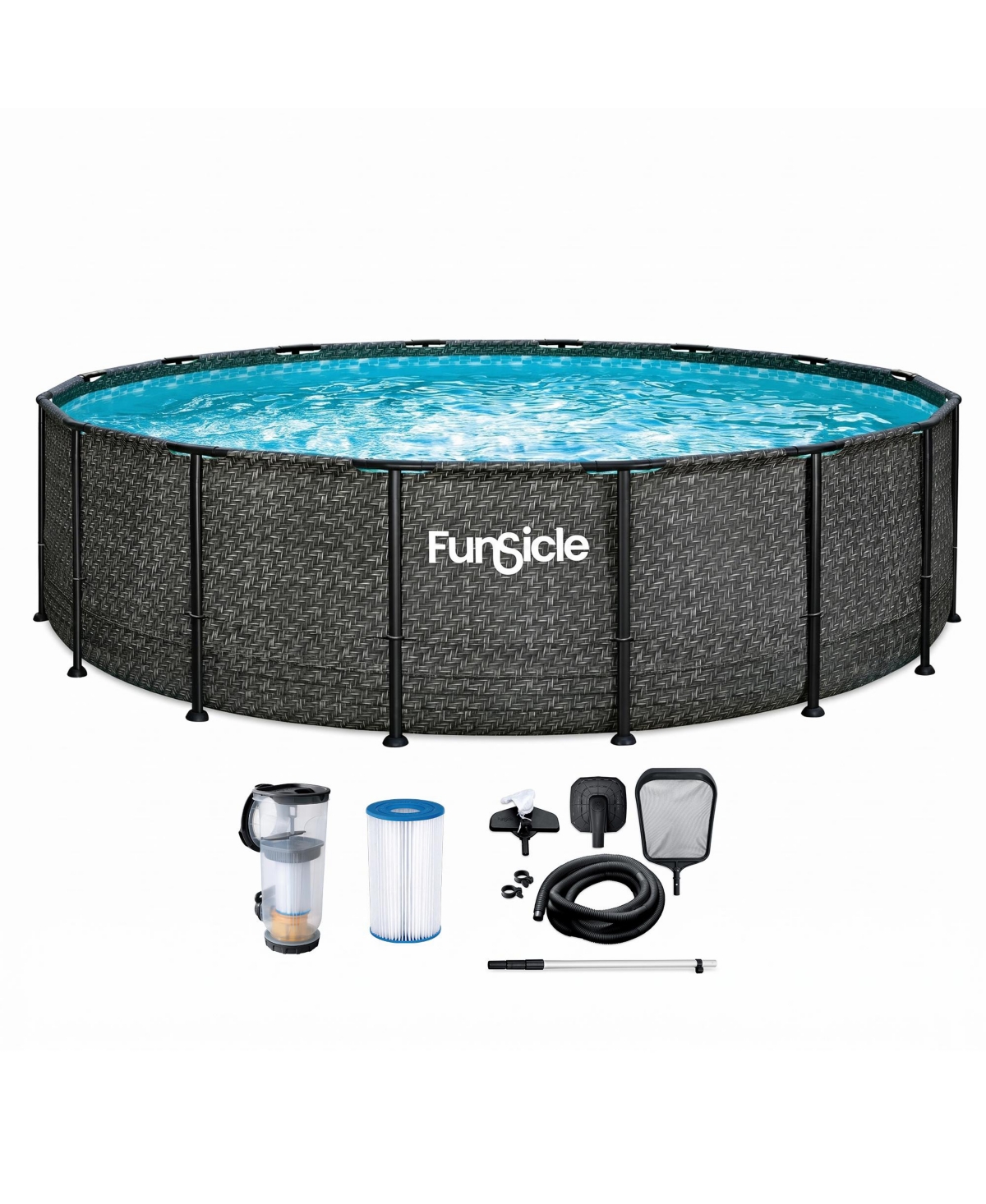 Click here for Funsicle 16 x 48 Oasis Designer Round Above Ground... prices