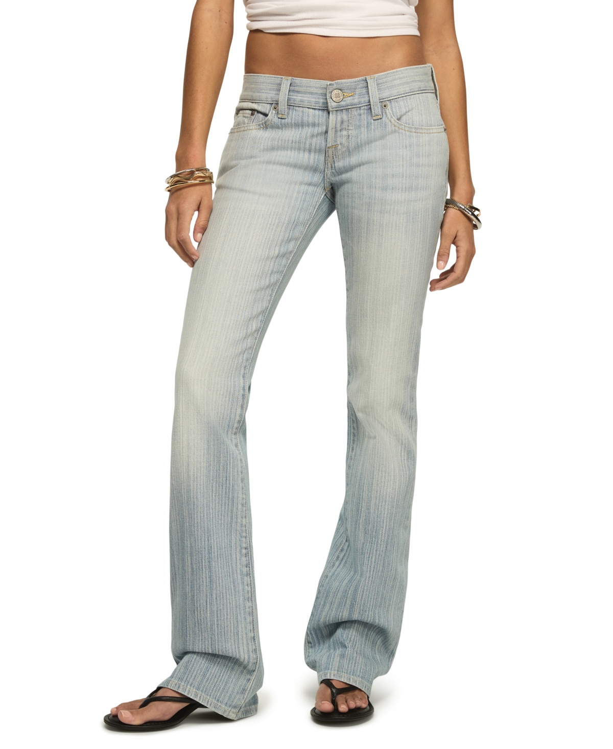 Click here for Lucky Brand Womens Ultra Low-Rise Lil Maggie Flare... prices