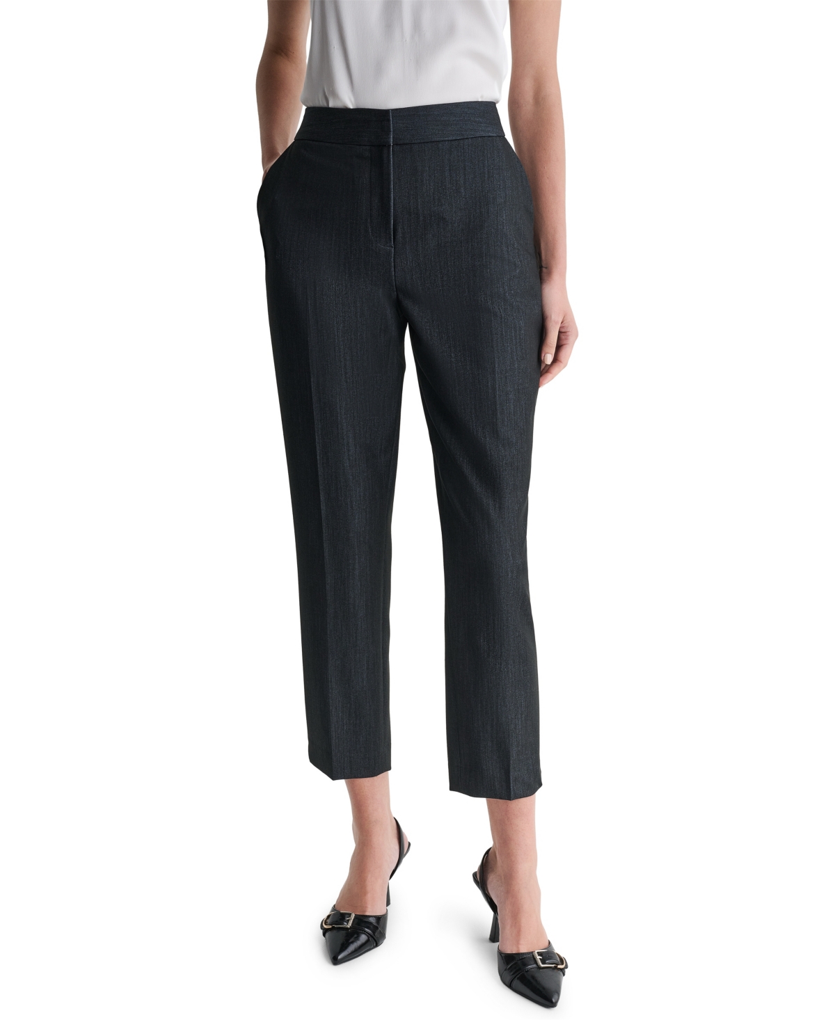 Click here for Bcbg Womens High-Rise Wide-Leg Full-Length Pants -... prices