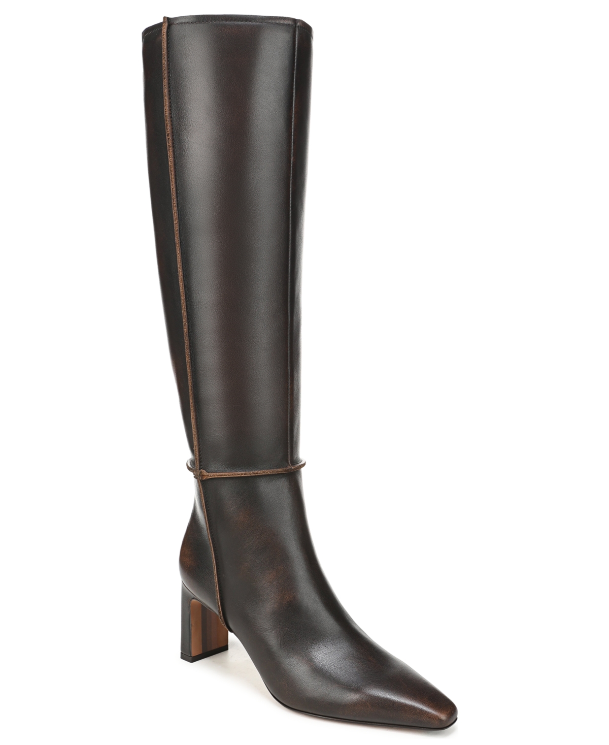 Click here for Sam Edelman Womens Sylvia Moto Zip Tall Boots - Wa... prices