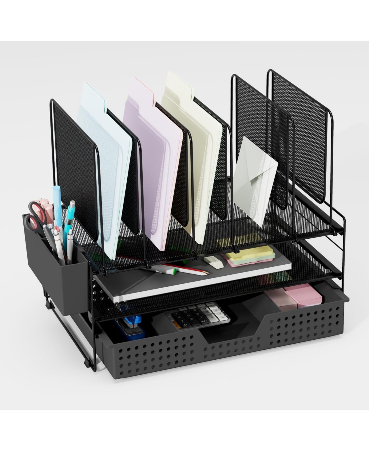 Click here for Danrong Metal Desk Organizer with Vertical File Ho... prices