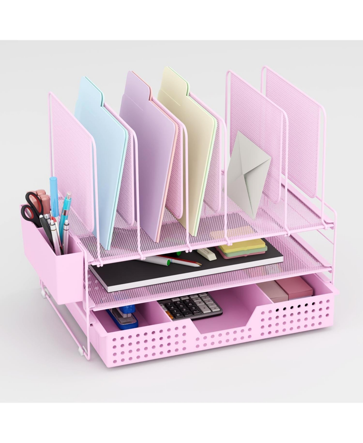 Click here for Danrong Metal Desk Organizer with Vertical File Ho... prices