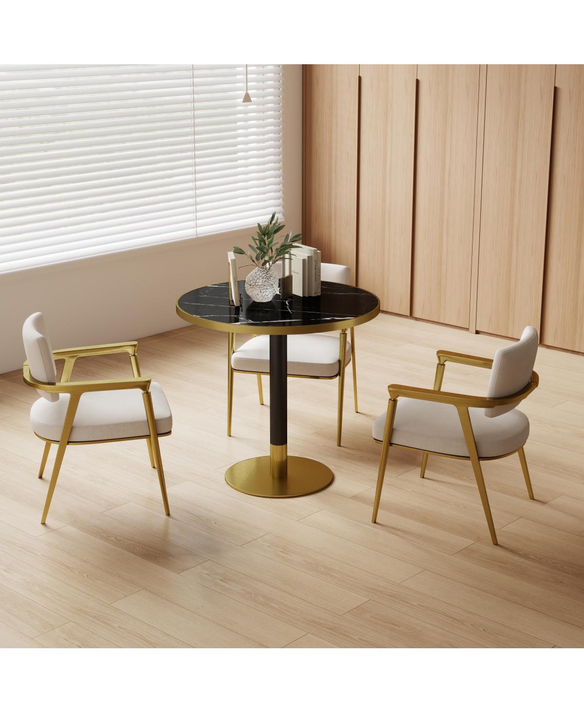 Click here for Streamdale Furniture Round Modern Dining Table 31.... prices