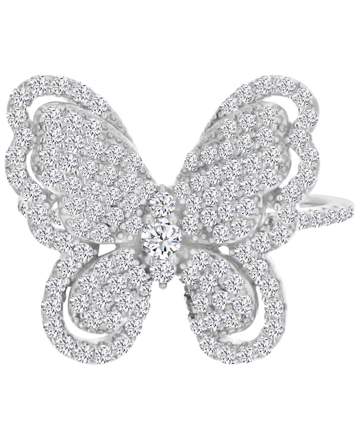 Click here for Macys 14k Gold-Plated Butterfly Statement Ring - S... prices
