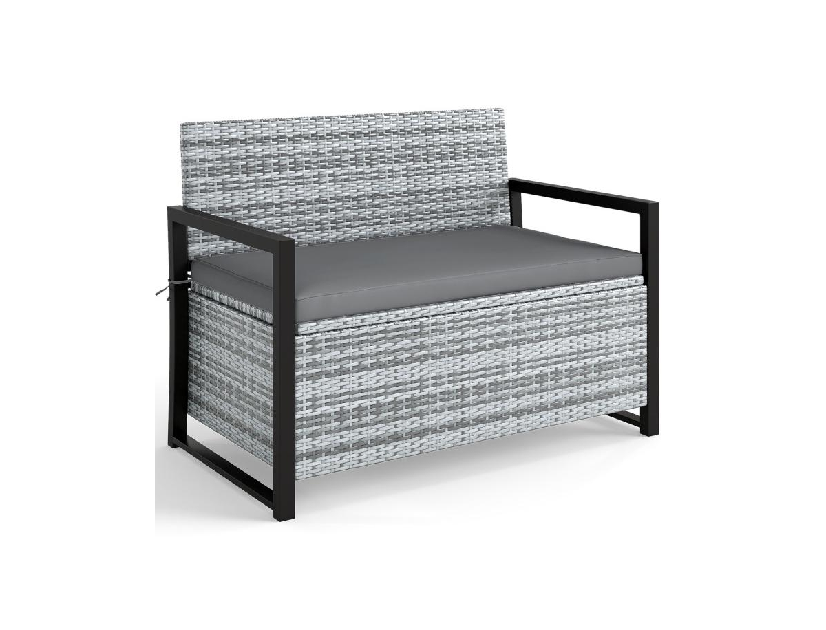 Click here for Slickblue Patio Wicker Loveseat with Hidden Storag... prices