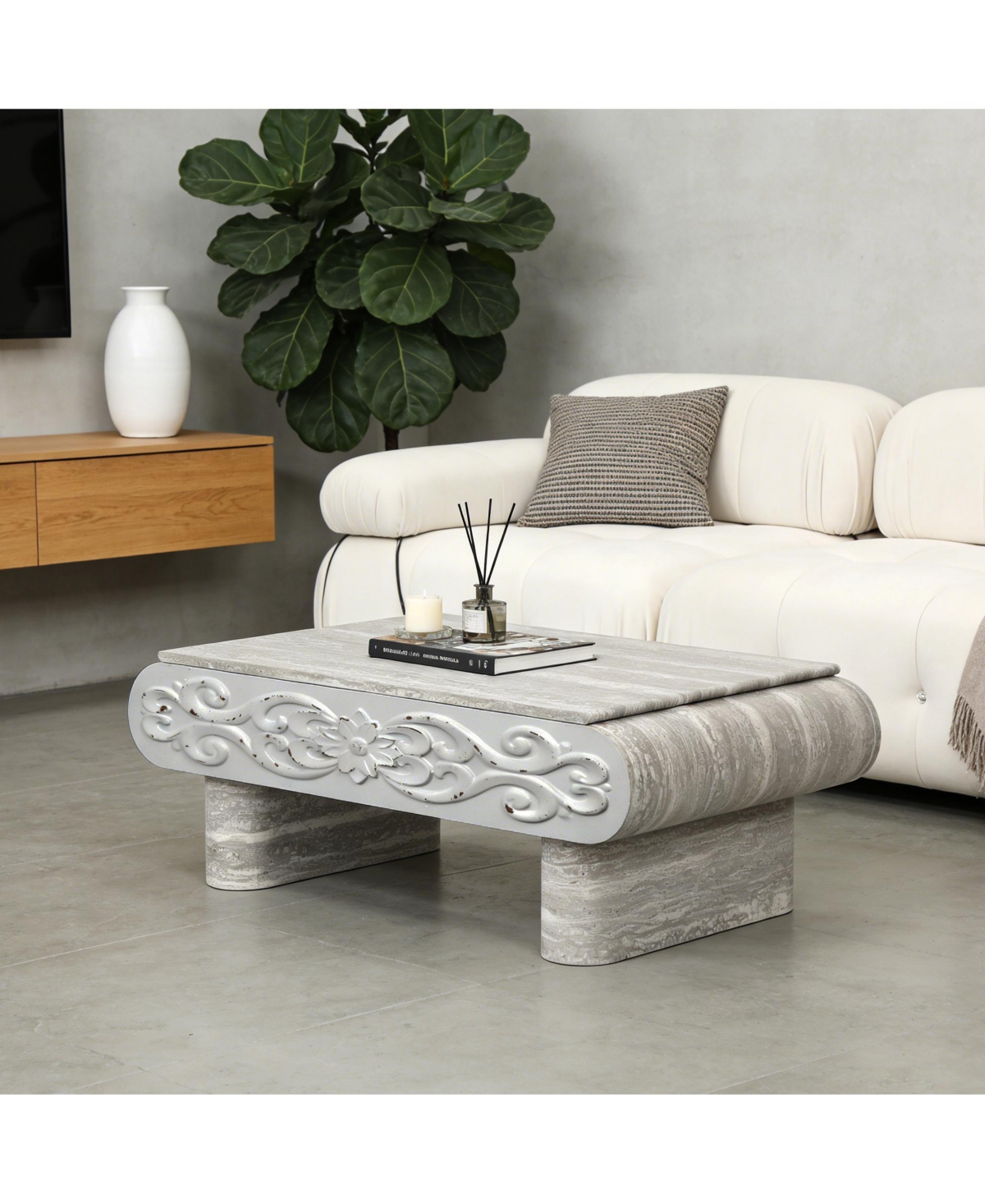 Click here for Clihome Modern Lift Top Wooden Coffee Table Side T... prices