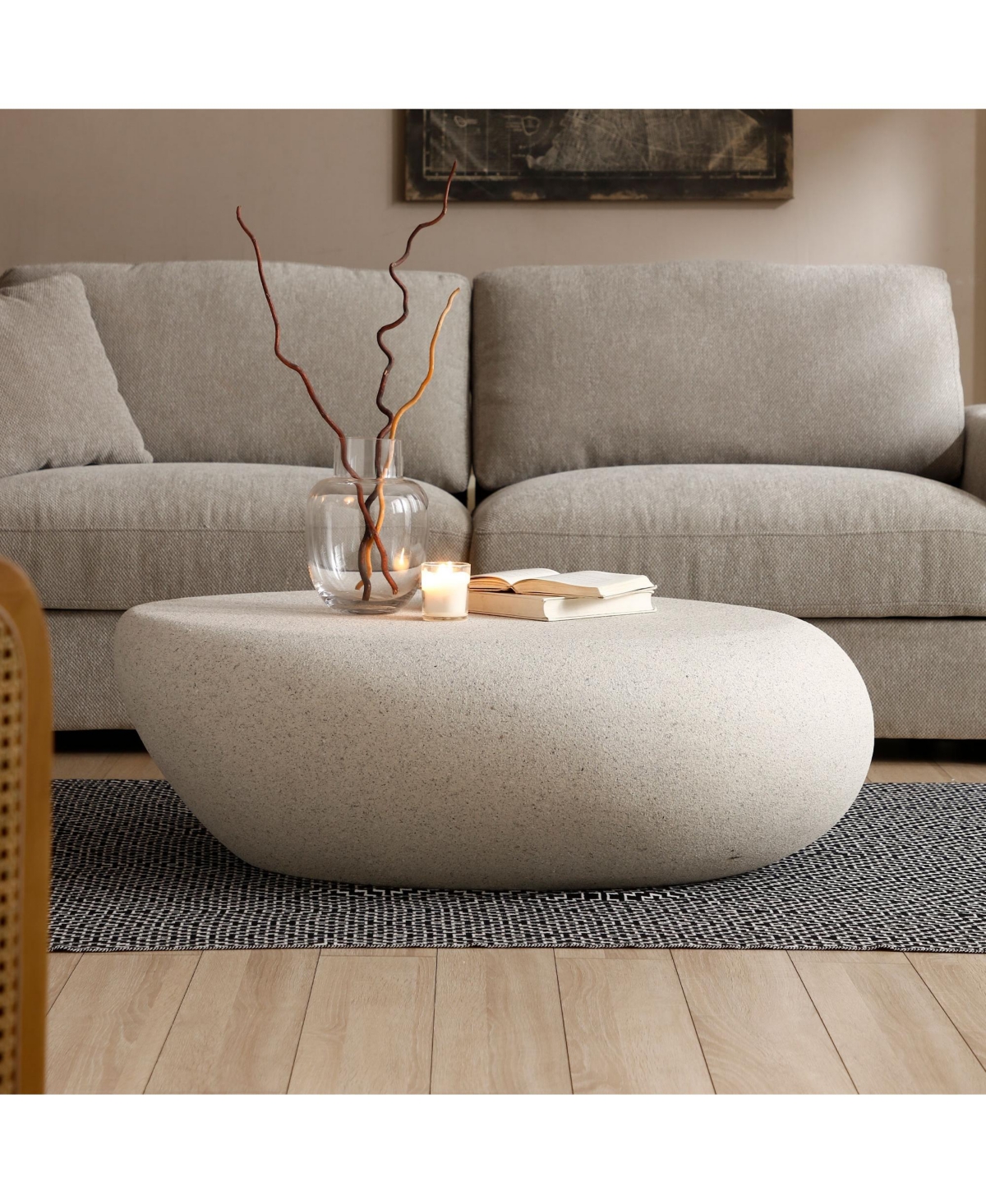 Click here for Clihome 43.31Fiberglass Elliptical Coffee Table fo... prices