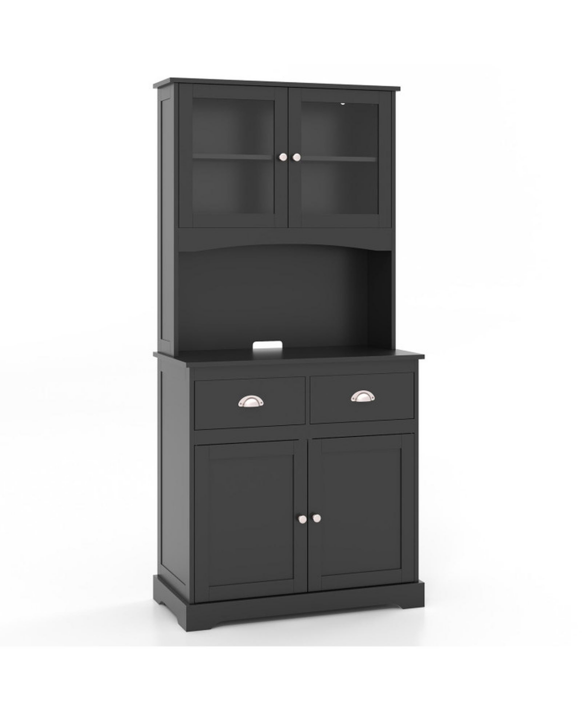 Click here for Gouun Tall Sideboard with 2 Drawers Adjustable She... prices