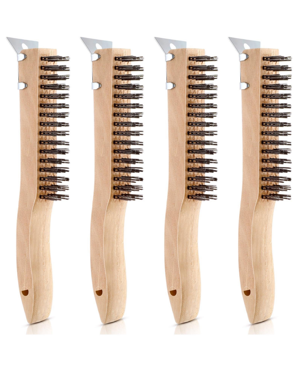 Click here for Xdovet Stainless Steel Wire Brush Metal Scraper Wo... prices