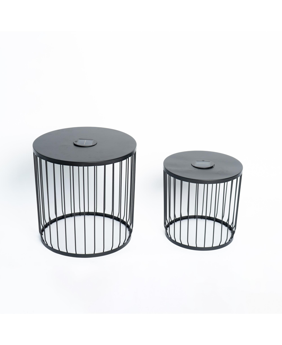 Click here for Mondawe 2-Pack Solar Powered Nesting Side Tables w... prices