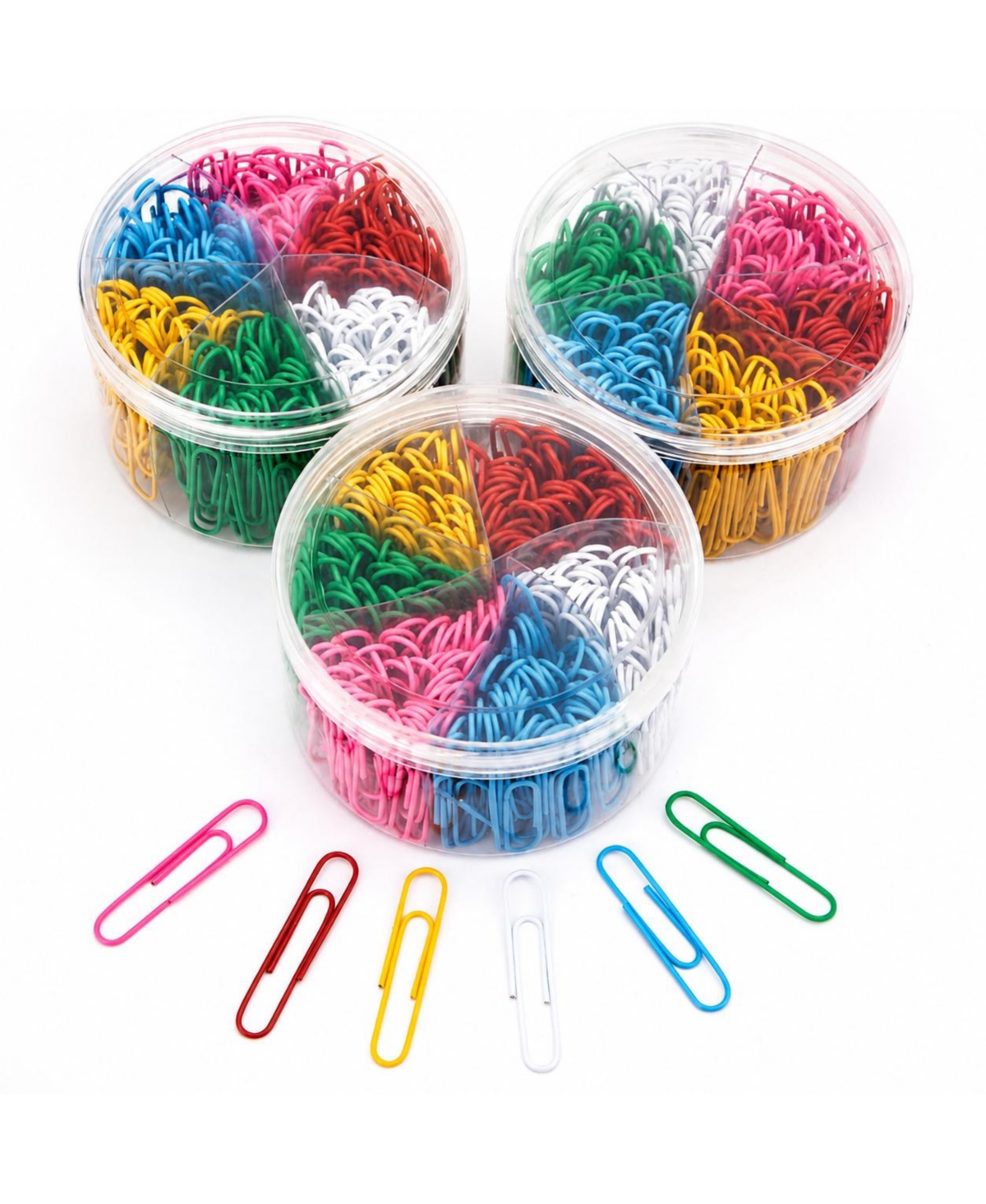 Click here for Danrong 900 Pieces Vinyl Coated Paper Clips 6 Colo... prices