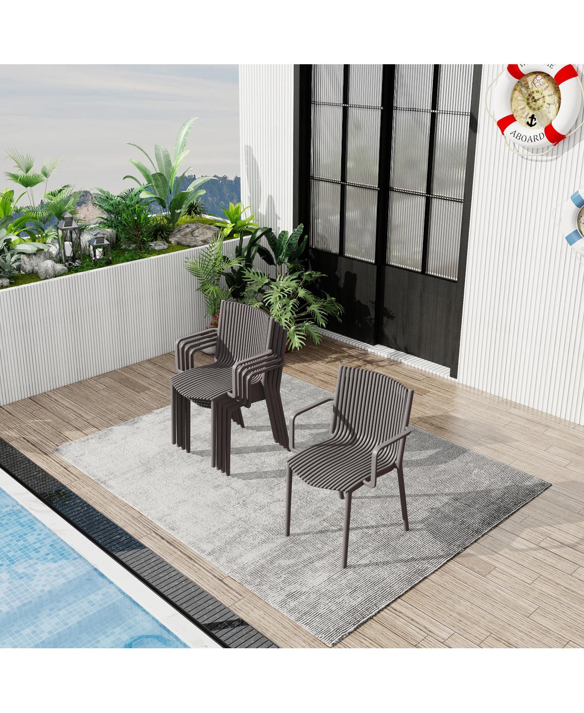 Click here for Streamdale Furniture Summer 4 Pieces Modern Stacka... prices