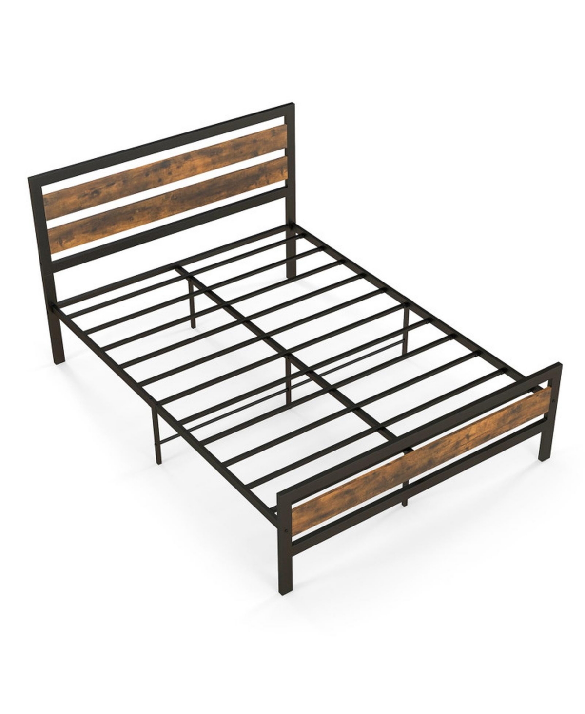 Click here for Gouun Full Size Industrial Metal Bed Frame with Ru... prices