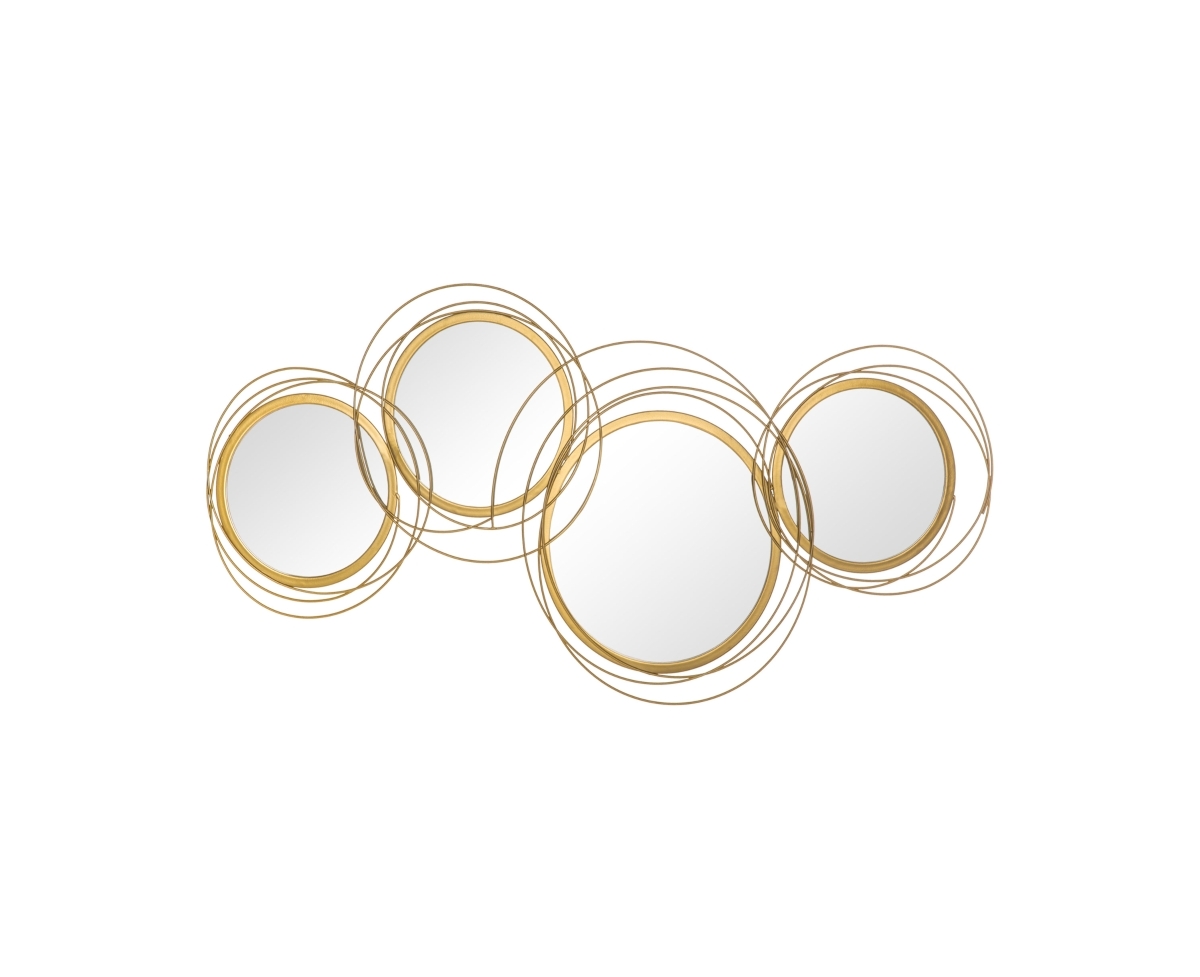 Click here for Busdays 42.25 Inch Circle Mirror Modern Metal Wall... prices